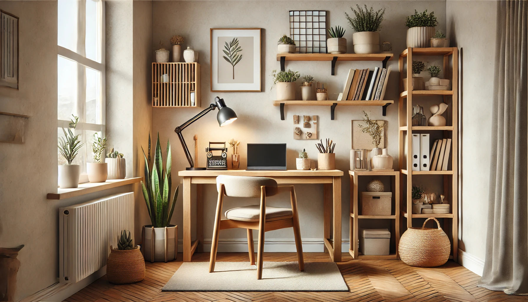 How to Set Up a Functional and Stylish WFH Corner in a Small Space – Lakdi Furniture & Interiors