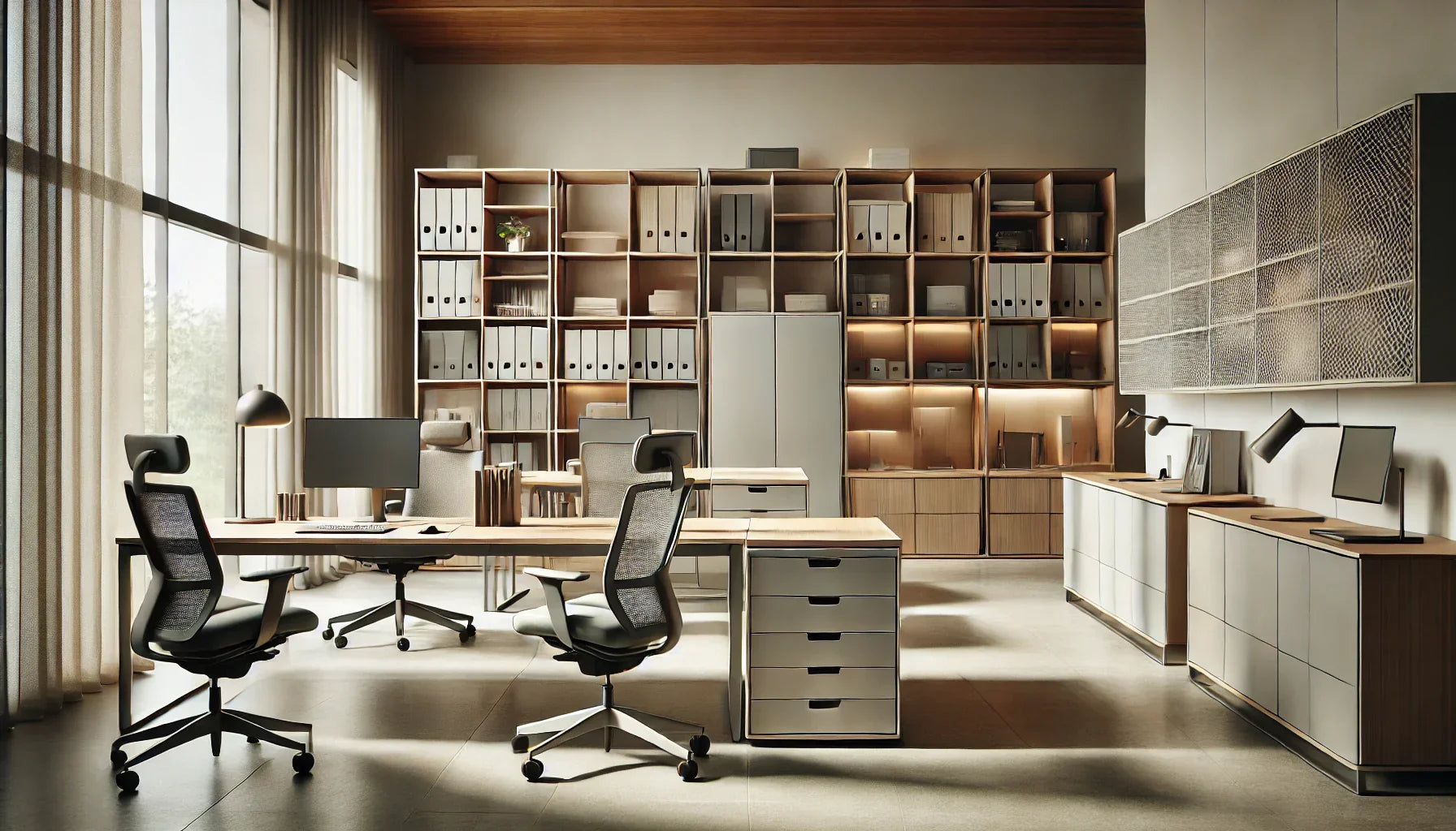 How to Organize Your Workspace with Stylish Storage Furniture