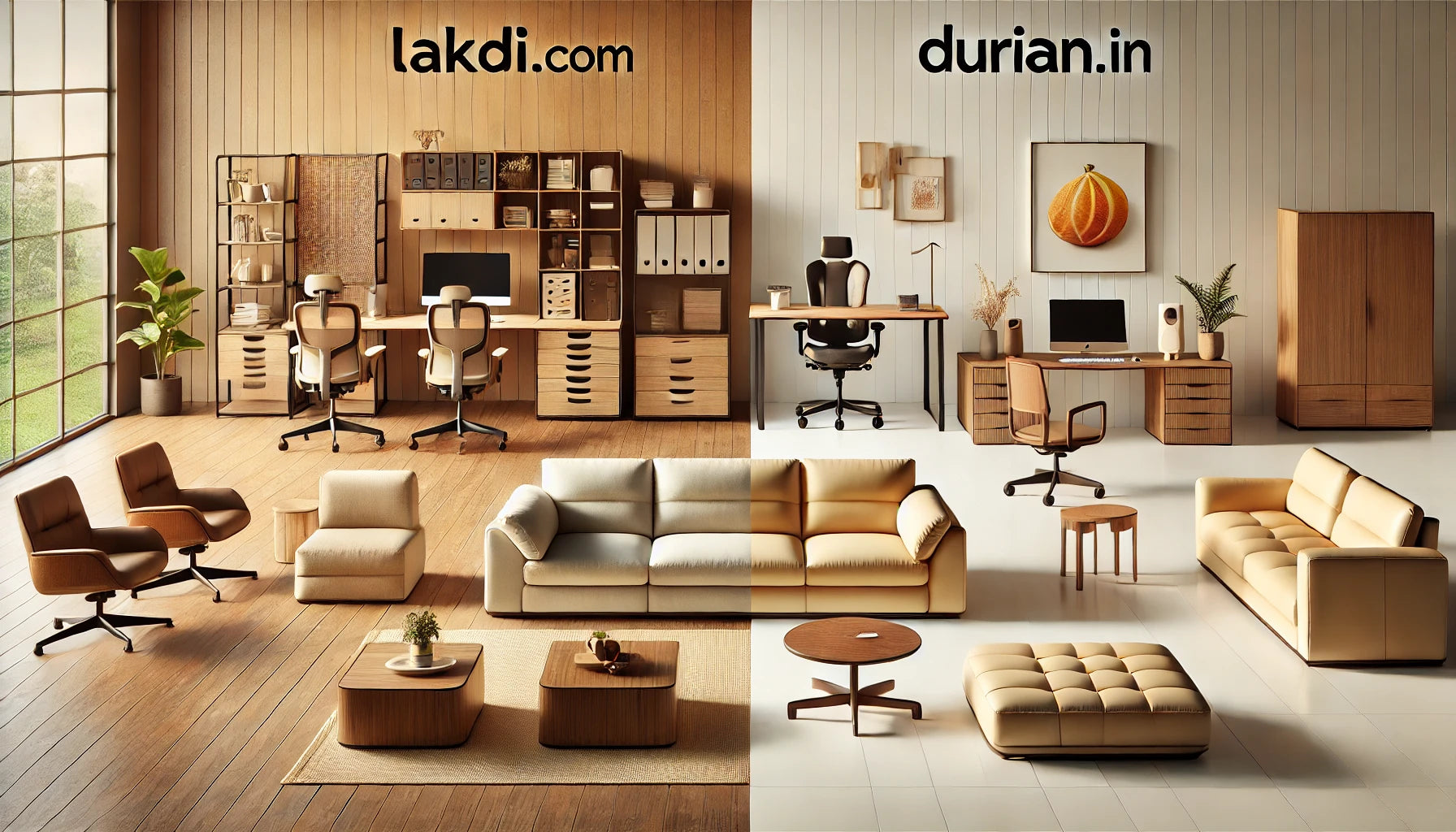 Lakdi.com vs Durian.in: Choosing the Best Furniture Brand – Lakdi Furniture & Interiors
