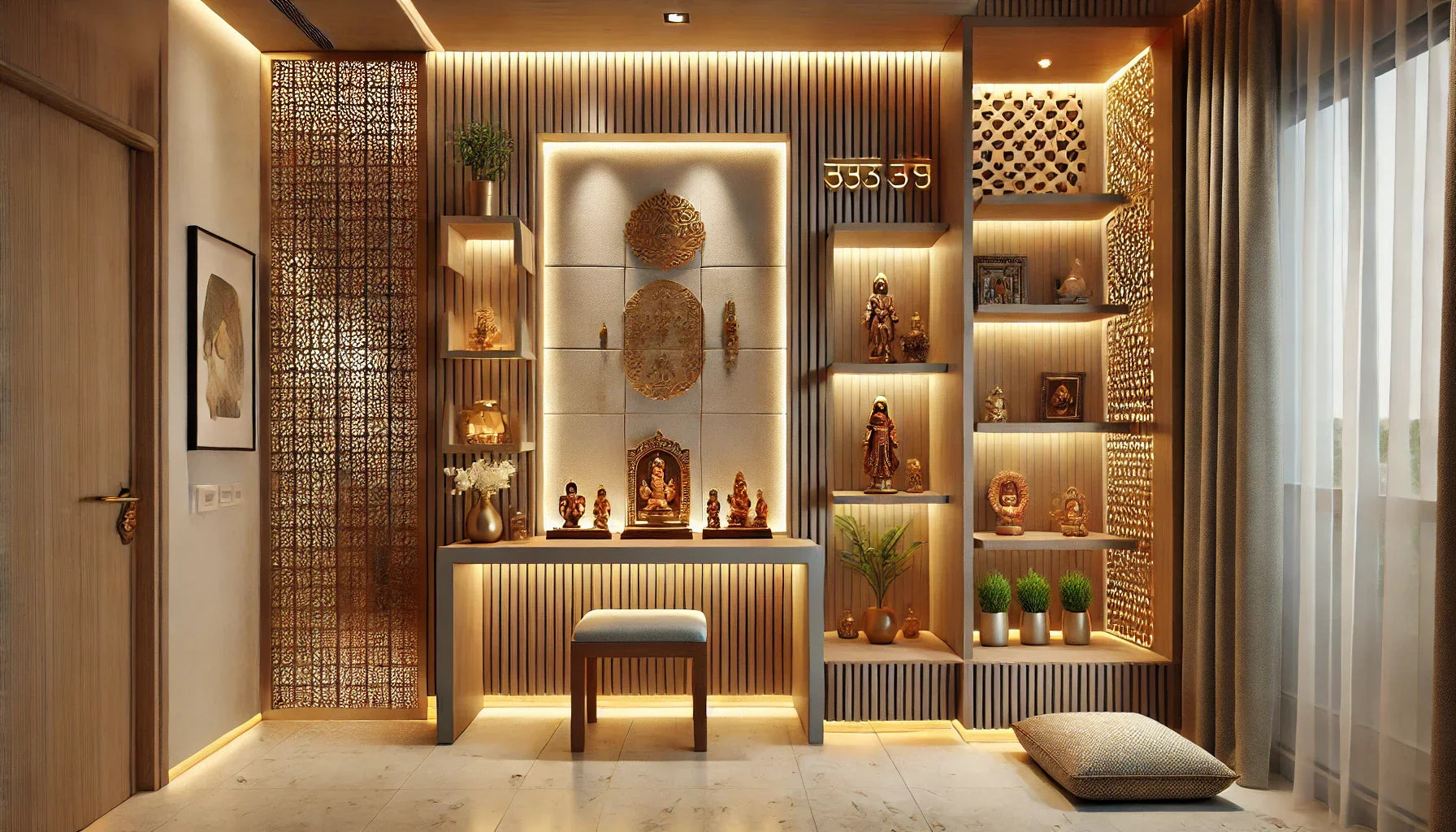 Modern Pooja Room Furniture Ideas for Indian Homes