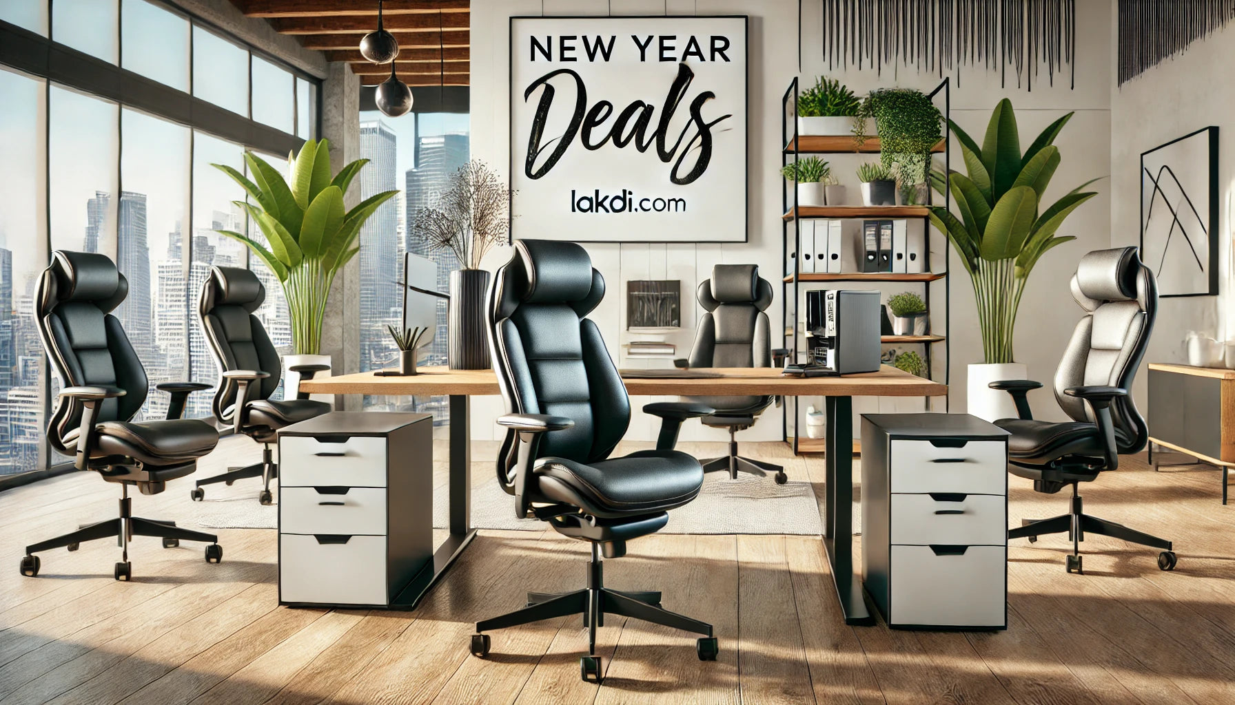 New Year Deals: Upgrade Your Workspace with Office Furniture – Lakdi Furniture & Interiors