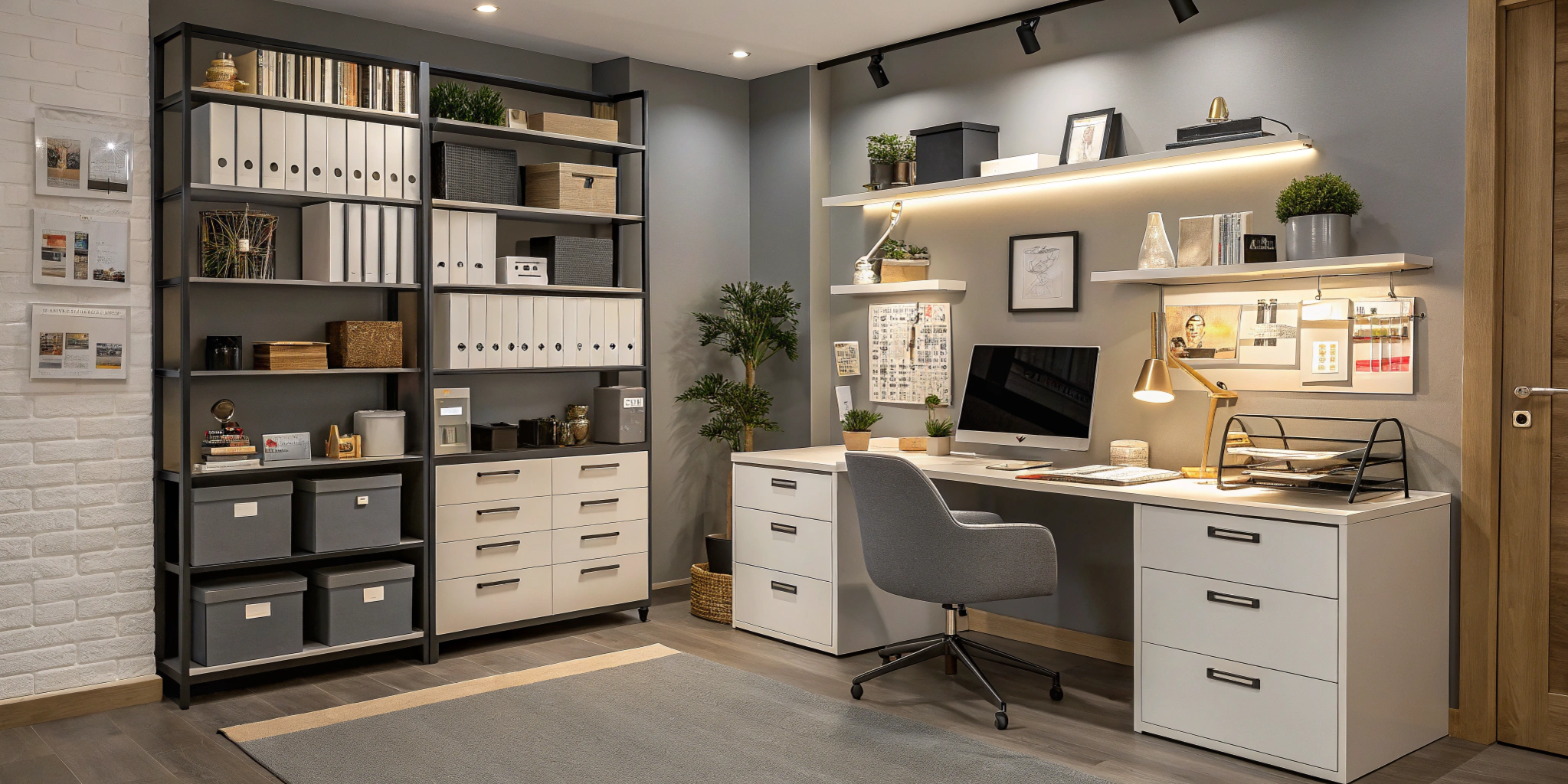 Maximizing Space: Innovative Office Storage Solutions - Lakdi Furniture & Interiors