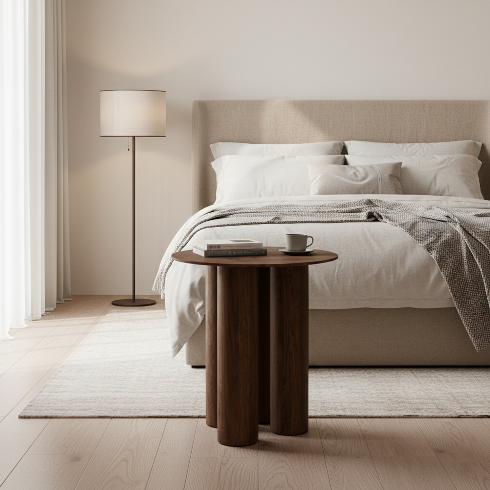 Modern Wood Bedside Table | Handcrafted Design – Lakdi.com - Furniture ...