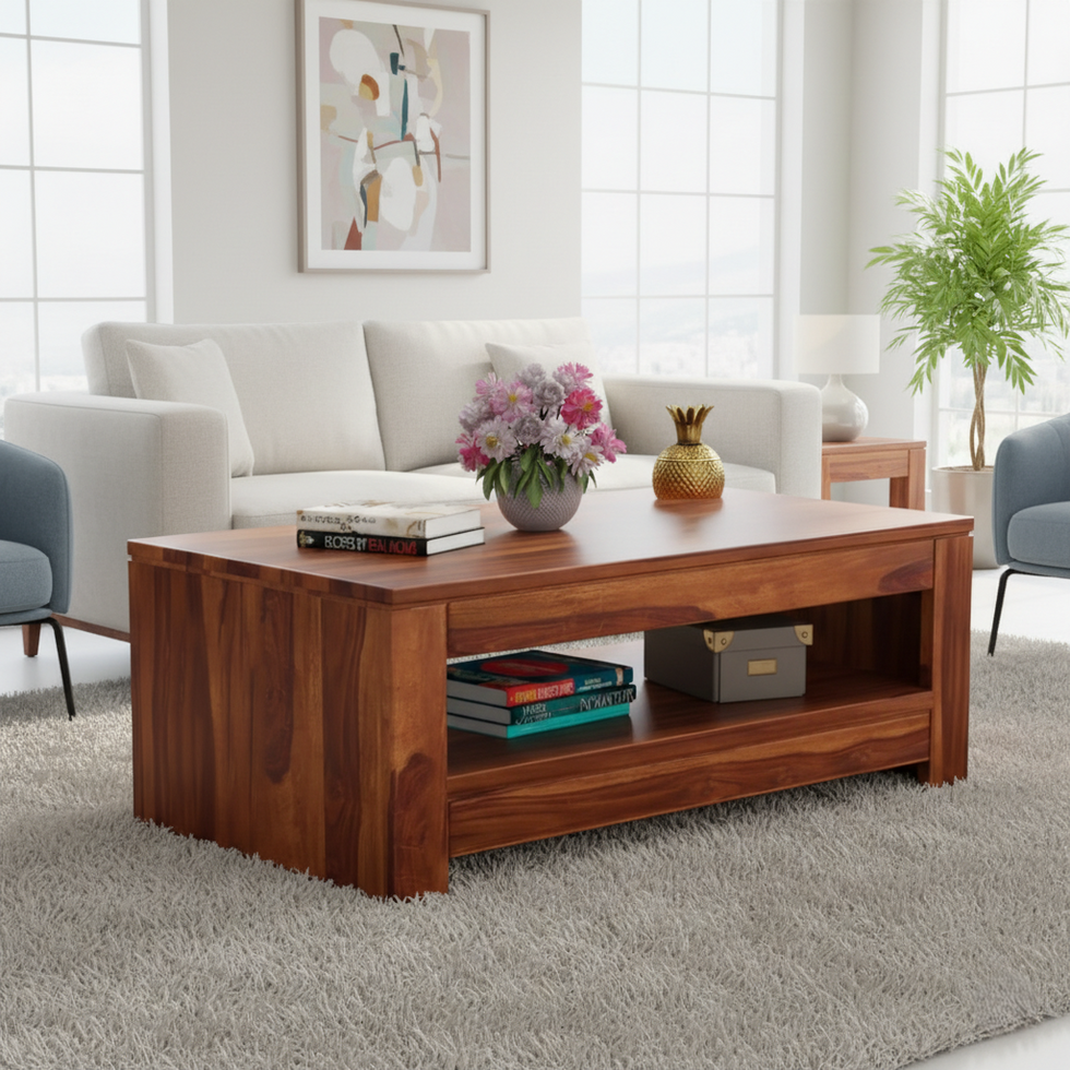 Center Table with Premium Finish and Functional Design for Everyday Li ...