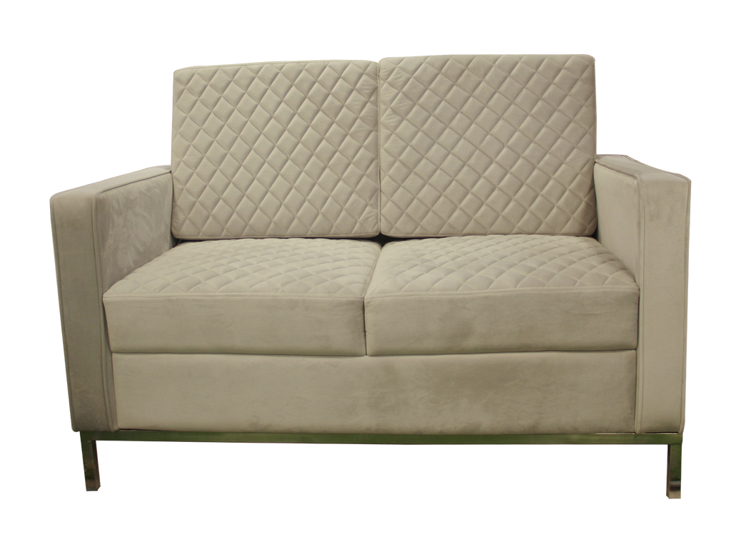 2 Seater Velvet Sofa Fully Cushioned Classic