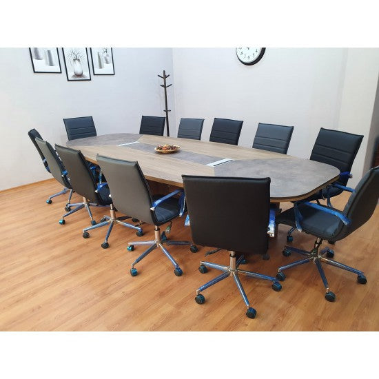 Conference and Meeting Office Room Table Furniture Made in plywood wit ...