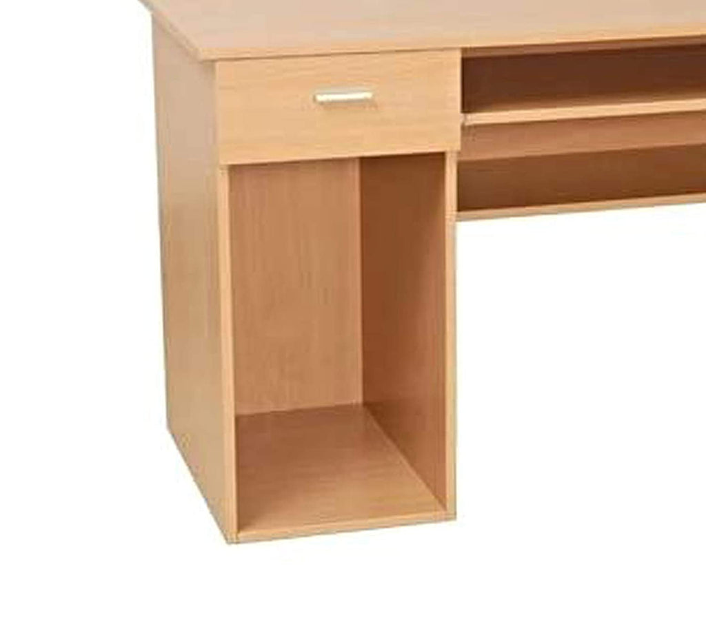 Efficient Workstation: Computer Table with Keyboard Tray Collection