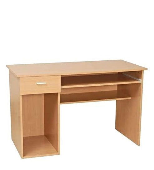 Efficient Workstation: Computer Table with Keyboard Tray Collection