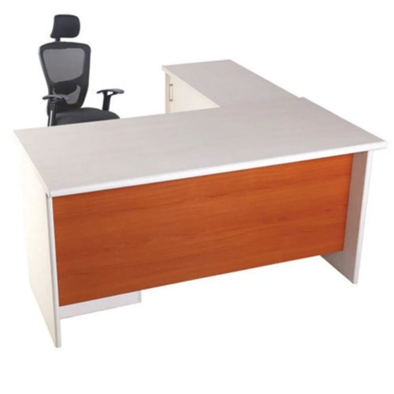 Director and Executive L Shape Office Table Made in Particle Board wit