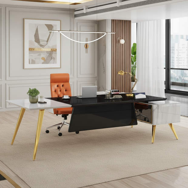 Luxury Director Table: Modern Executive Office Furniture – Lakdi.com ...