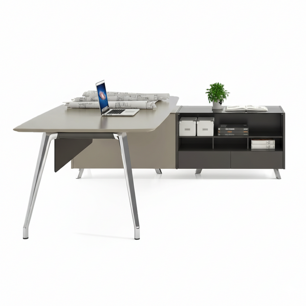 Modern L Shape Director Table | Premium Executive Office Desk – Lakdi ...