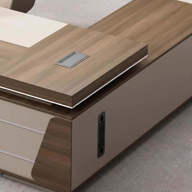 Premium Director Office Table with Storage | Executive Desk – Lakdi.com ...