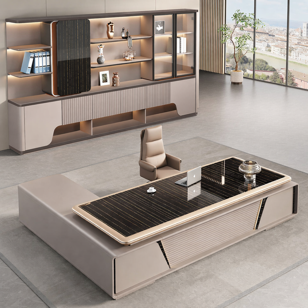 Luxury Executive Director Table | Premium CEO Office Desk – Lakdi.com ...