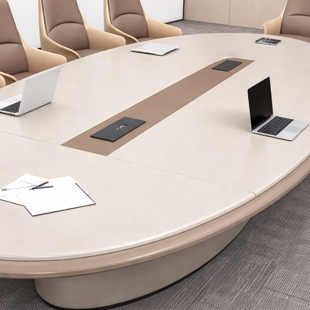 Premium Oval Conference Table for Modern Offices – Lakdi.com ...