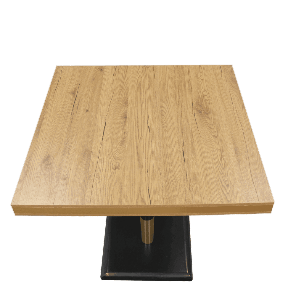 Metal Frame Base Top Square Laminated Board Coffee Center Table