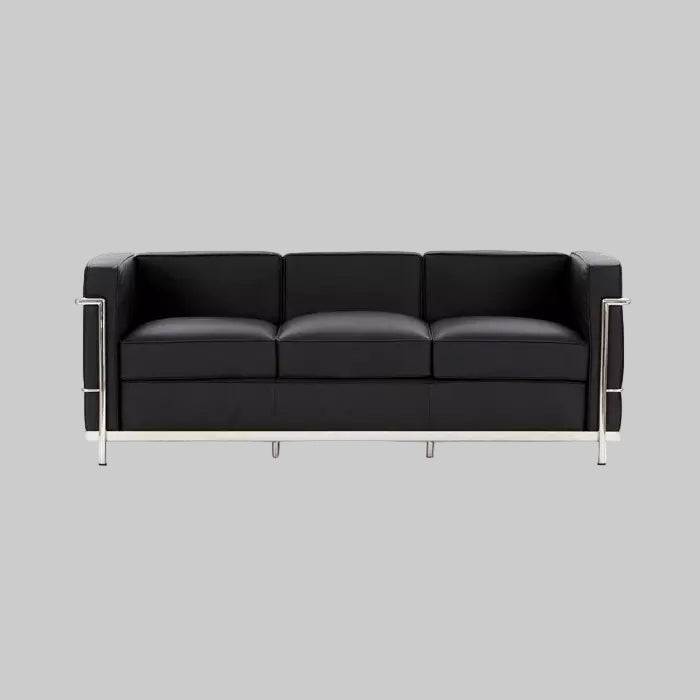 3 Seater Modern Design Sofa Made in Plyboard Frame and Leatherette Uph