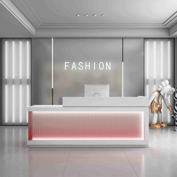 Modern Reception Desk: Premium Office & Salon Counter Online India ...