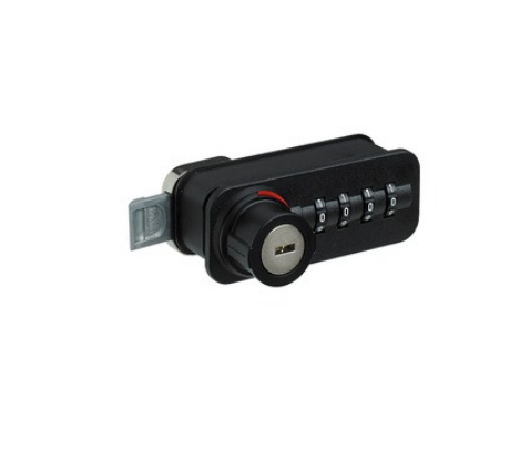 Premium 4-Digit Combination Cam Lock with Key Override for Office Tabl ...