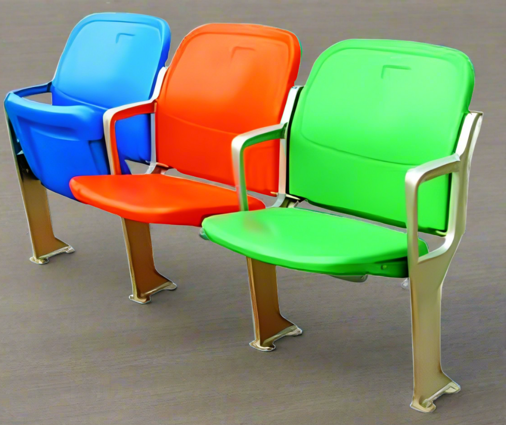 Stadium Seat with Metal Structure & PVC Seat