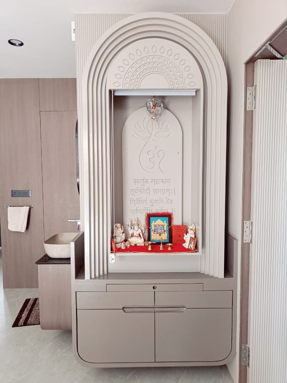 Pooja Room Interior Design Ideas | Lakdi.com – Lakdi Furniture & Interiors