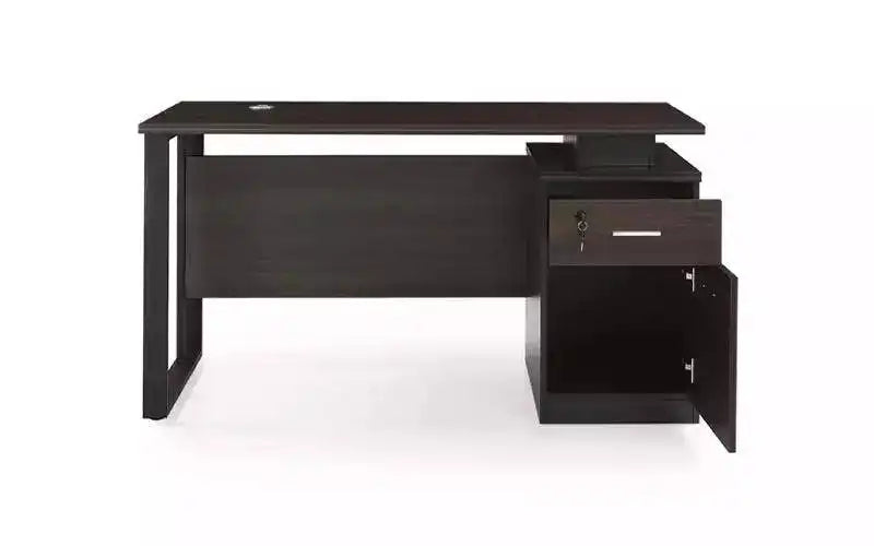 Wooden & Metal Modern Design Office Computer Table Desk